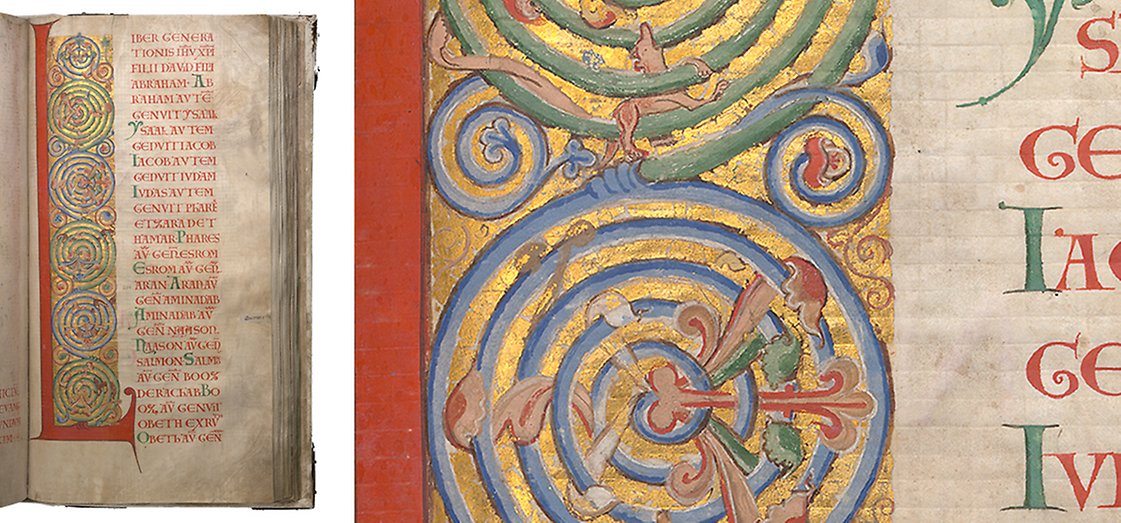 Orna­men­ta­tion in the Codex Gigas | National Library of Sweden